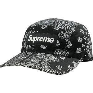 SUPREME シュプリーム 21SS Bandana Camp Cap Black キャンプキャップ